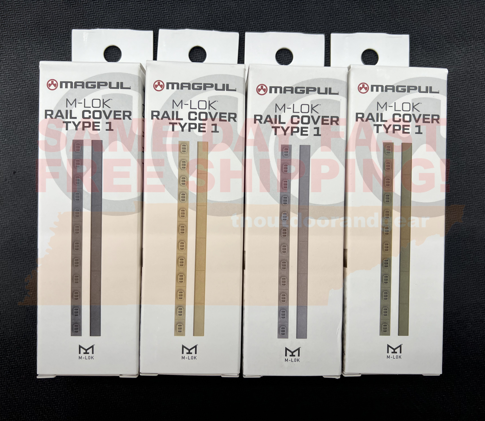 Magpul M-LOK Lightweight Type 1 Rubber Rail Covers MAG602-FDE SAME DAY ...