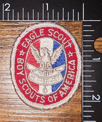 Vintage Eagle Scout Uniform Rank Gauze Back Boy Scout BSA Eagle Patch | eBay