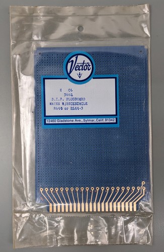 Vector 3662 DIP Plugboard for 44 Conn Card Slot Bus 0.156" Spacing | eBay