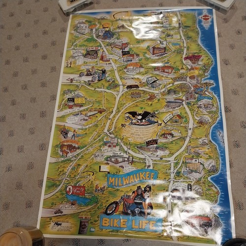 Milwaukee Bike Life Poster 1987 Harley Davidson | eBay