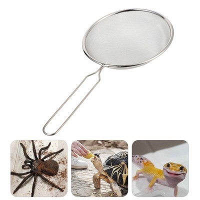 Stainless Steel Filter Shovel Reptile Sand Shovel sand Mesh Pet ...