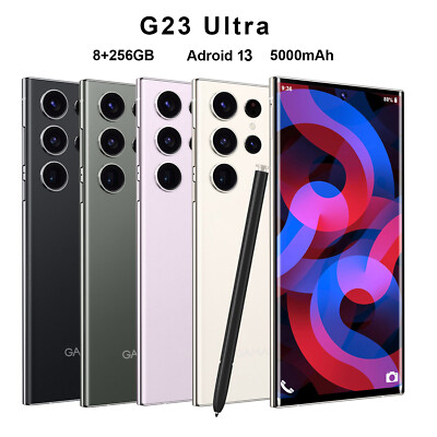 Unlocked Smartphone G23 Ultra 5G Dual SIM 256GB 7" Cell Phone Android ...