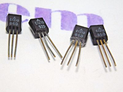 2SC1210 / C1210 / TRANSISTOR / WITH SHORT LEADS / TO92 / 4 PIECES (qzty ...