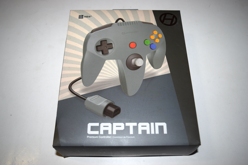 Captain Premium Video Game Controller Gray Hyperkin Nintendo 64 N64 ...