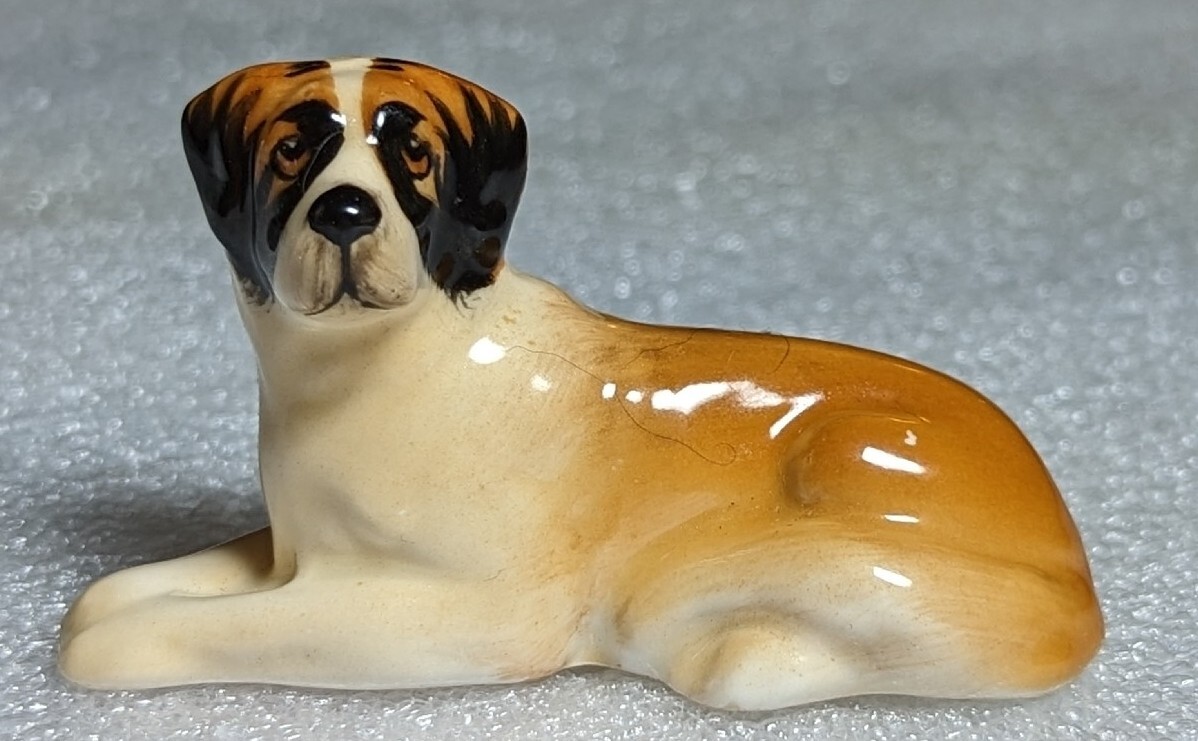 Royal Doulton K19 Miniature Saint Bernard Puppy Dog Figurine c.1940 ...