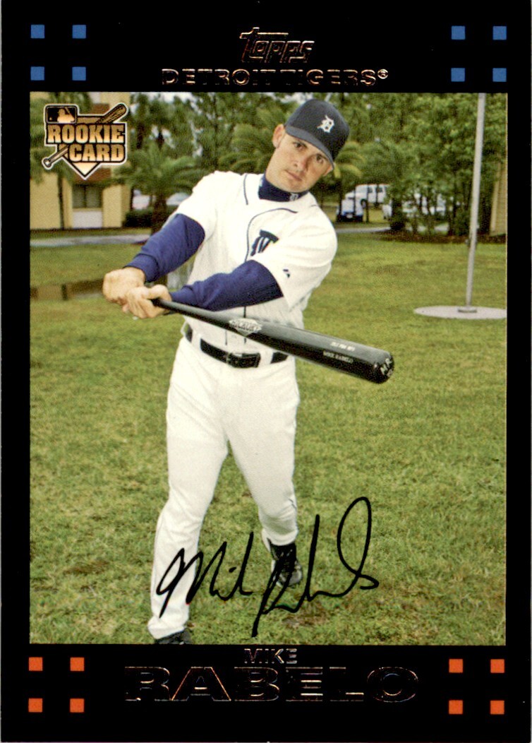 2007 TOPPS RC #294 MIKE RABELO DETROIT TIGERS | eBay