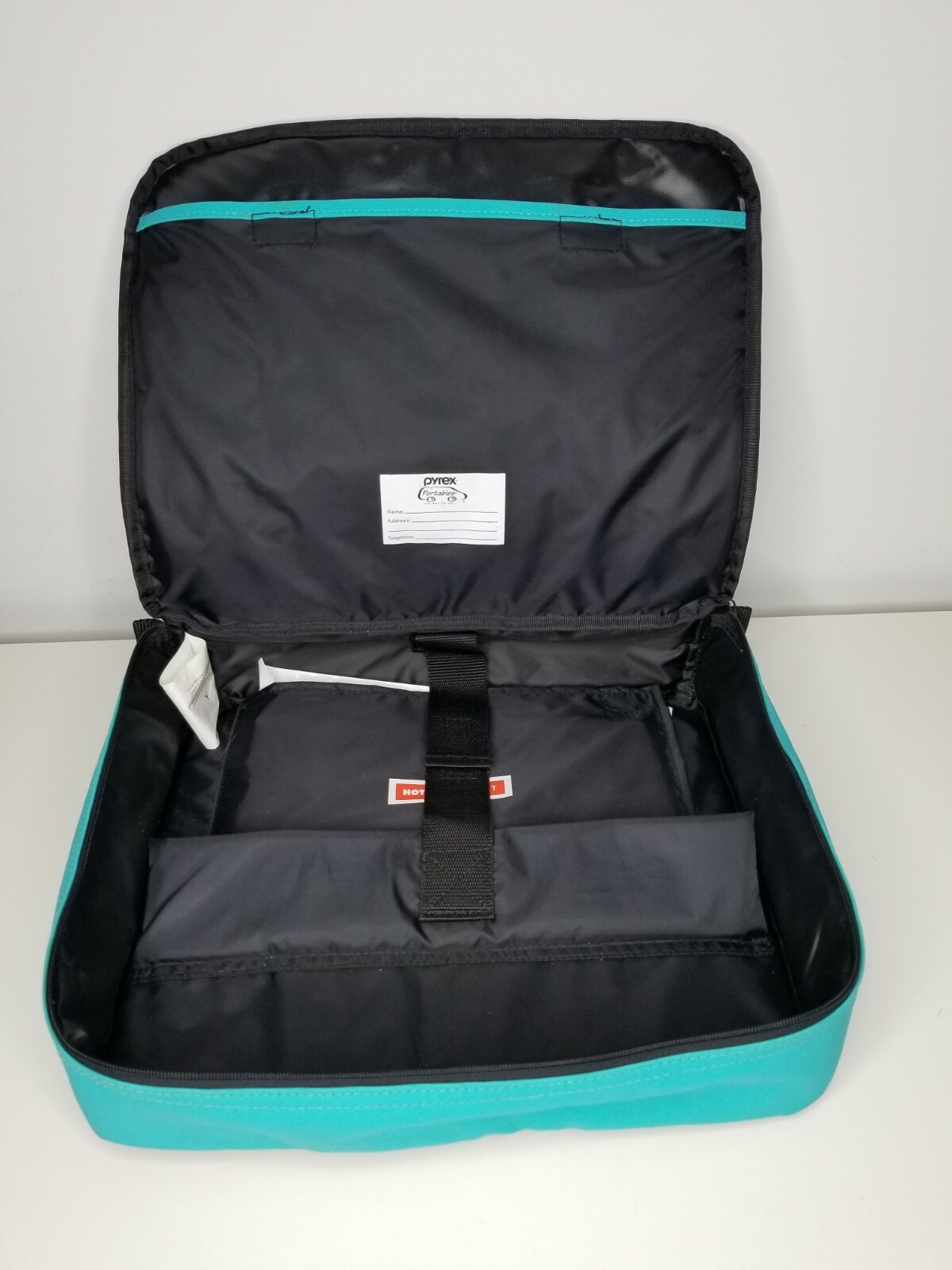 Pyrex Portables Insulated Carrying Travel Case Hot/Cold Bag Blue Ice ...
