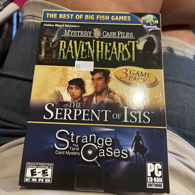 Mystery Case Files, Ravenhearst Serpent of Isis Strange Cases PC CD ...
