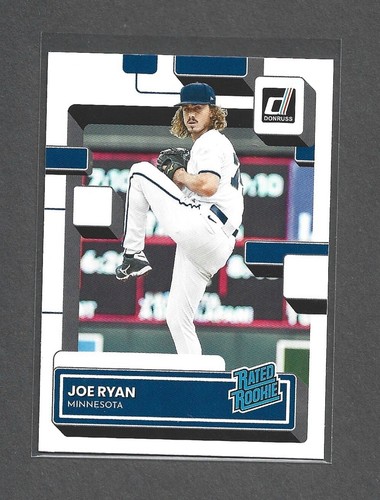 2022 Panini Donruss Rated Rookie Joe Ryan #54 Rookie RC Minnesota Twins ...