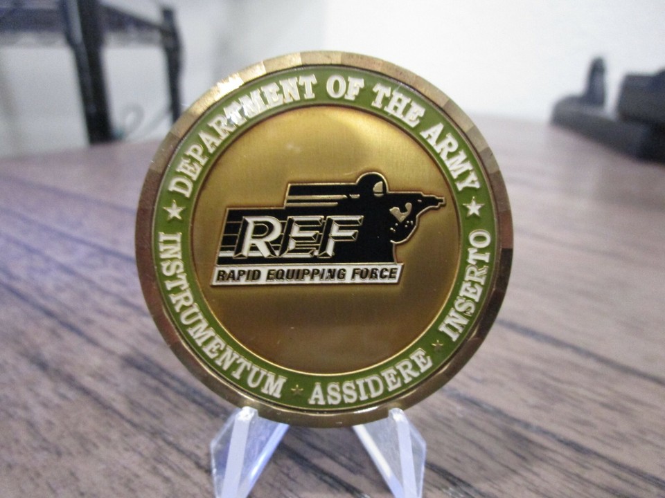 Department Of The Army Rapid Support REF TRADOC Challenge Coin #149M | eBay