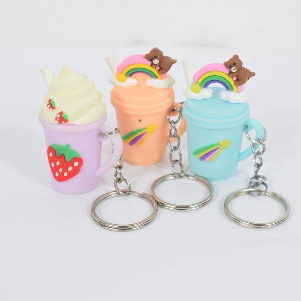 50PCS Bulk Keychains Set, Split Keychains Rings with Chain 1 Inch, Key ...