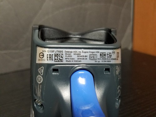 DataLogic Gryphon (Model:GD4400) (CLASS:GD4430-BK) Handheld USB Barcode ...