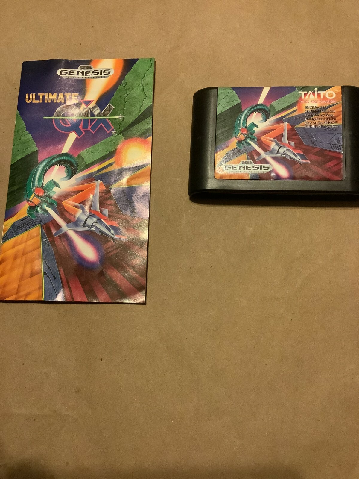 Ultimate Qix (Sega Genesis) Cartirdge and Manual TESTED 20588010369| eBay