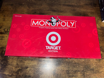 Vintage 2007 Complete Monopoly Target Edition Board Game Hasbro ...