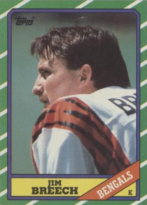 1986 Topps - Jim Breech #262 C* on Copyright Line for sale online | eBay