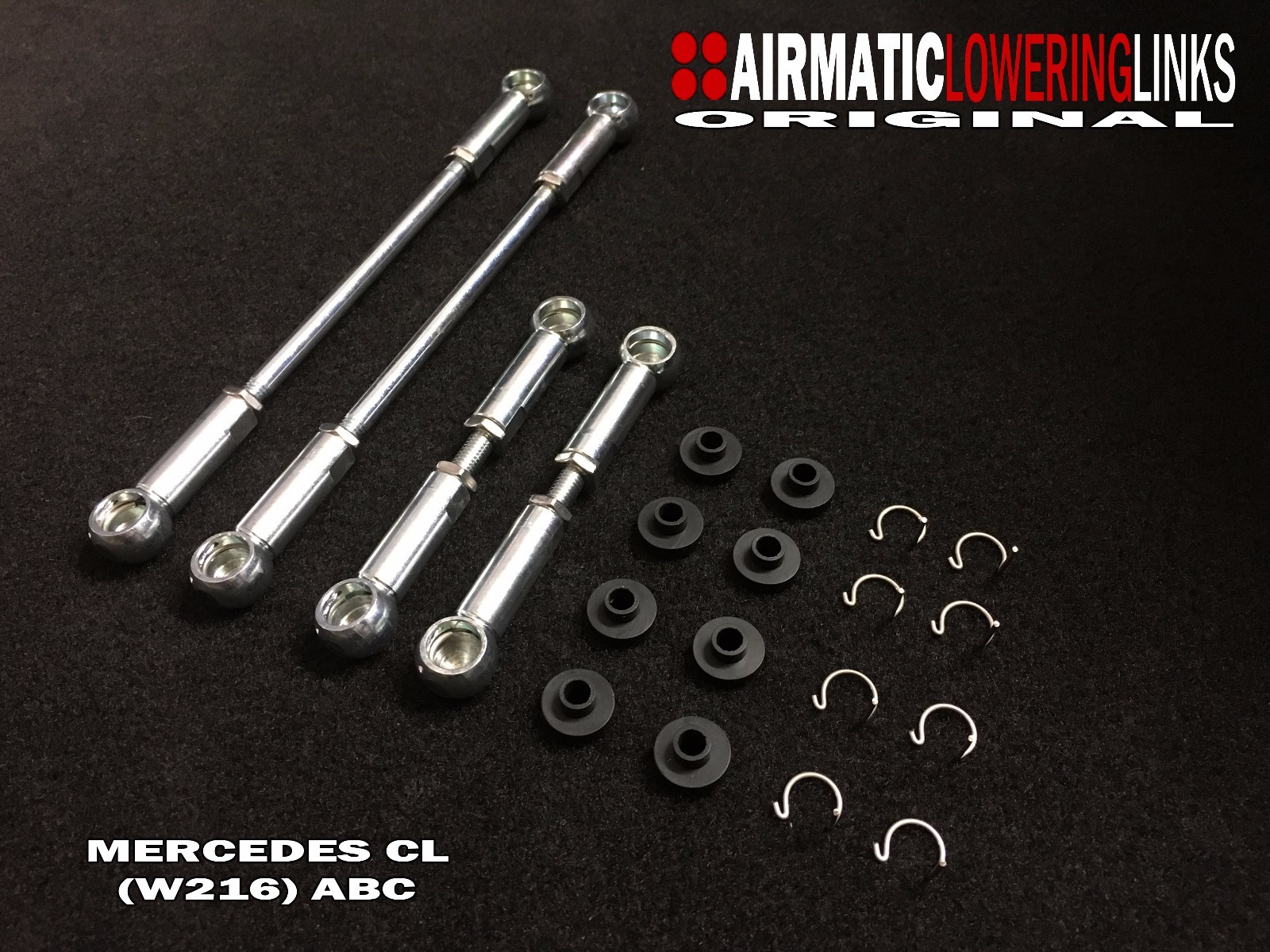 MERCEDES CL63 LOWERING LINKS KIT C216 CL500 CL600 CL65-PREMIUM FULLY ...