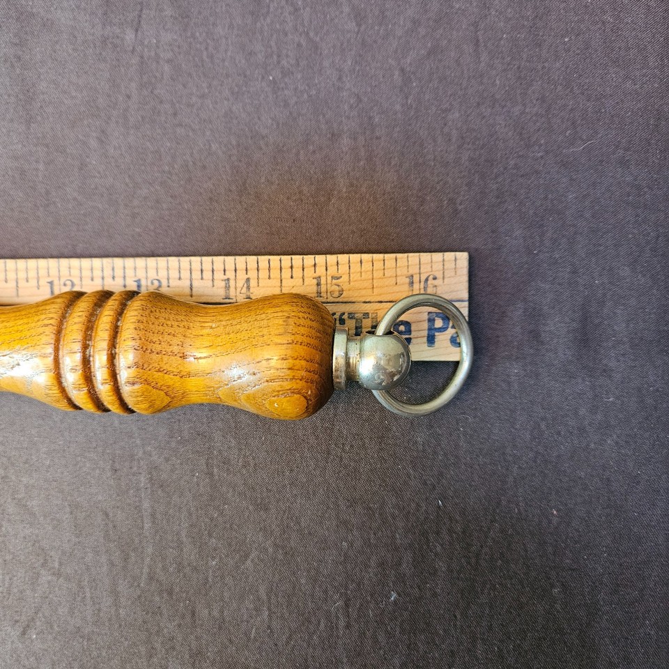 Vtg Knife Sharpening Honing Rod 320 Wood Handle USA 10” Steel 16 ...