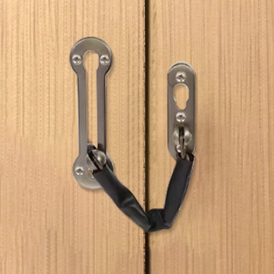 Stainless Steel Lock Door Chain Lock Easy Installation Enhanced ...