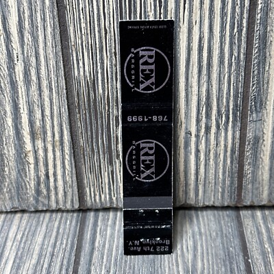 Vintage Rex Bar & Grill Brooklyn New York Matchbook Cover | eBay