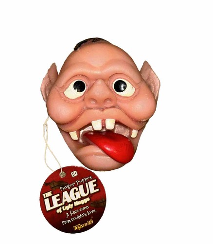 Rare Vintage 1980’s The League Of Ugly Muggs Rubber Face Finger Puppet ...