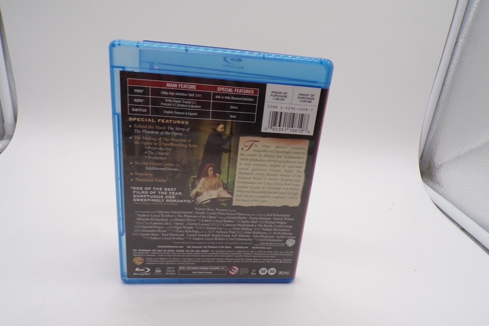 The Phantom of the Opera (Blu-ray, 2004) 85391108108| eBay