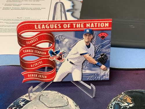 1997 Leaf Leagues of the Nation /2500 Derek Jeter Kenny Lofton | eBay UK