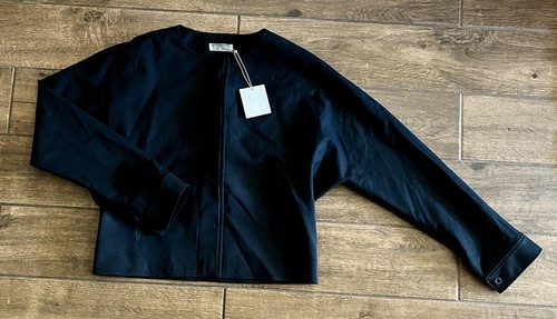 New Reed Krakoff Italy CDC Black Wool Raglan Button-Up Blazer Jacket ...