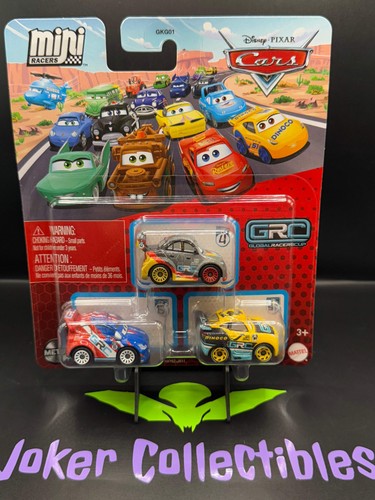 Disney Pixar Cars Mini Racers 3 Pack GRC Raoul Caroule Max Schnell Cruz ...