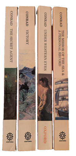 JOSEPH CONRAD Four Different OXFORD World's Classics Paperbacks 1980's ...
