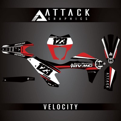 Attack Graphics Custom Velocity Complete Bike Graphics Kit For GASGAS ...
