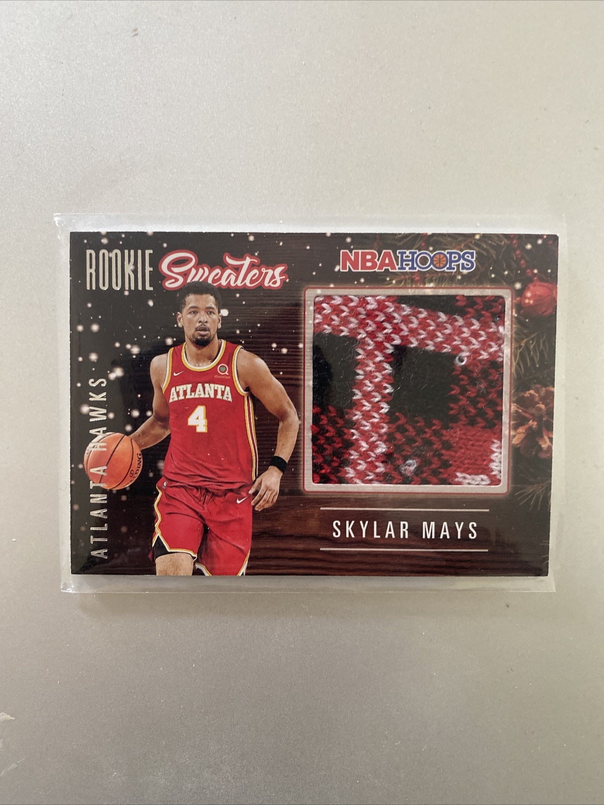 skylar mays 2020/21 nba hoops rookie sweaters 2 Color patch hawks #RSW ...