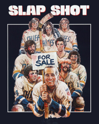 1977 SLAP SHOT 8x10 Photo Paul Newman Print Comedy Movie Glossy Poster ...