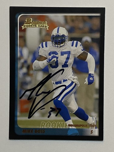 Mike Doss Signed 2003 Bowman Rookie Card Colts Ohio State Autograph | eBay