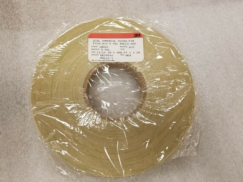 3M 272L IMPERIAL MICROFINISHING FILM ROLL 30MIC 11/16 X 450FT X 3IN ...