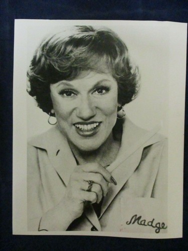 Vintage actress Jan Miner wearing 'Madge' coat Glossy Press Photo | eBay