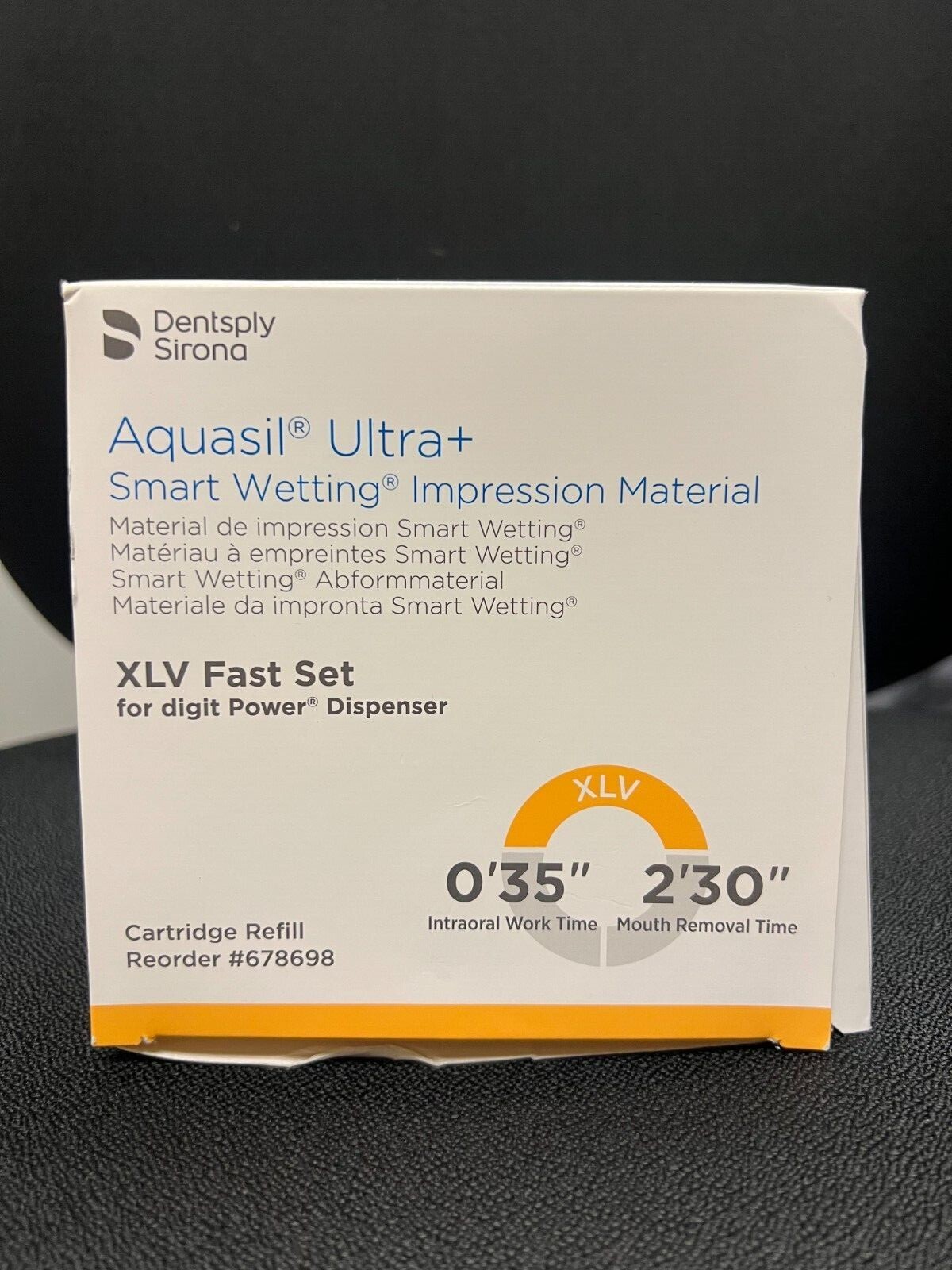 (3x) Dentsply Sirona 678698 Aquasil Ultra XLV Fast Set digit Power ...