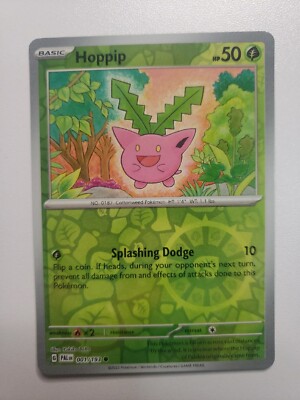 Hoppip Reverse Holo Pokemon TCG Card Scarlet & Violet Paldea Evolved ...