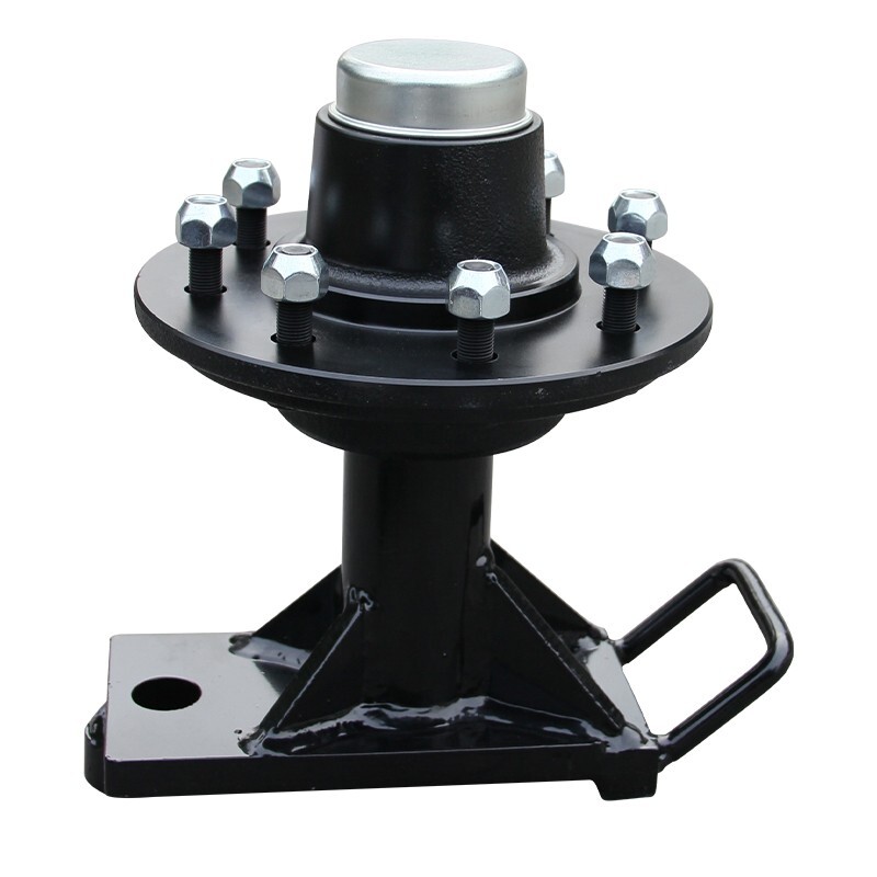 For 8 x 6.5 Lug 8000LB Shipping Container Wheels Steel Bolt-on Spindle ...