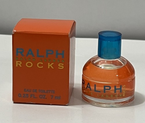 RALPH LAUREN ROCKS EDT Perfume Mini Splash 0.25 oz / 7 mL NEW Travel ...