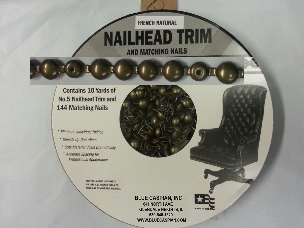 30' Upholstery FRENCH NATURAL Tackstrips Nail Strip Nailhead Trim-Made ...