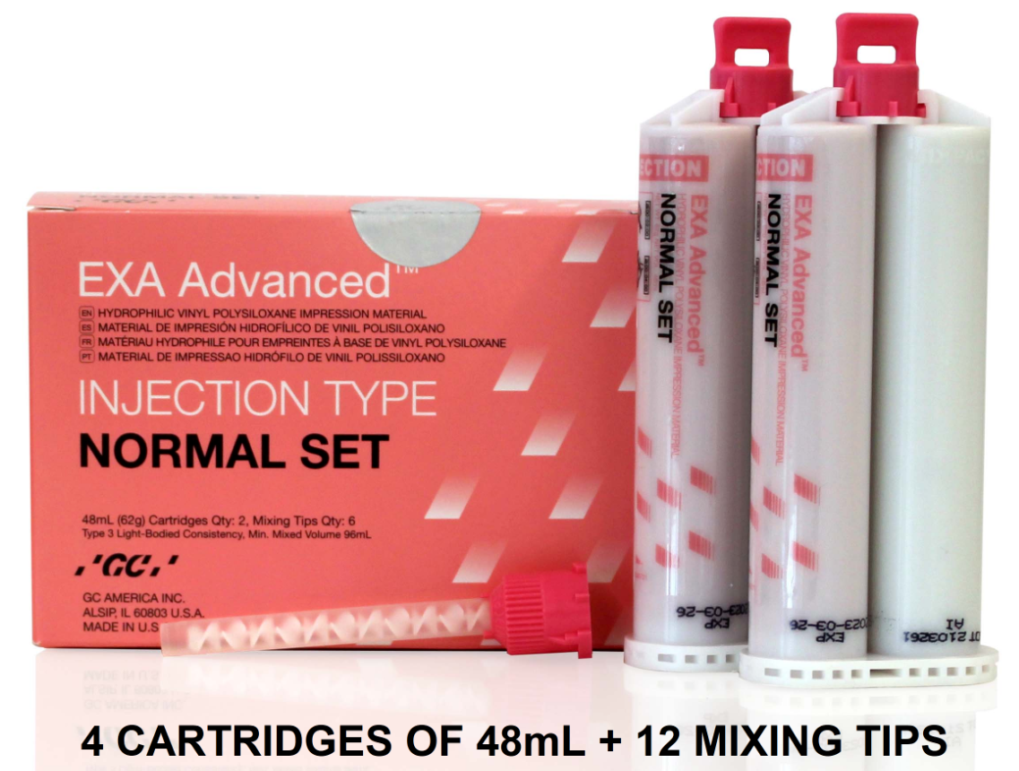 EXA Advanced™ Injection Type (L/B) Normal Set Impression Material 48mL ...