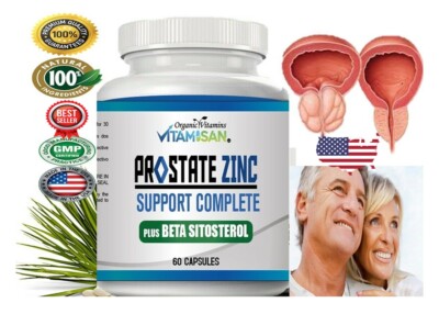 Prostate Support Prostate Health Supplement w Saw Palmetto sitosterol ...