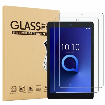 2 PCS Premium Tempered Glass Screen Protector Anti-Scratch For Alcatel ...