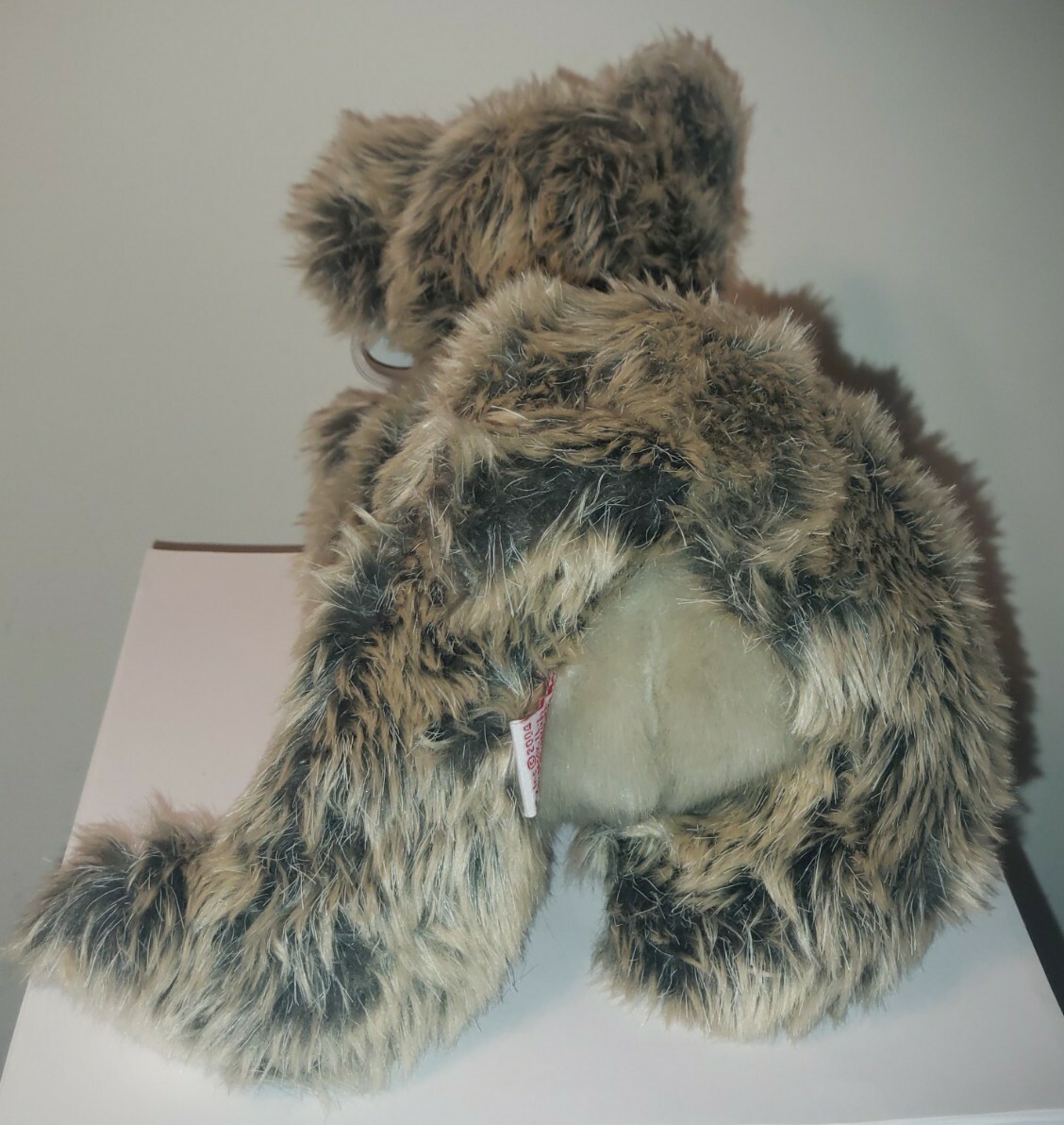 2004 Ty Beanie Buddies Cutesy Grey Dog Large 12” Soft Plush Stuffed Toy ...