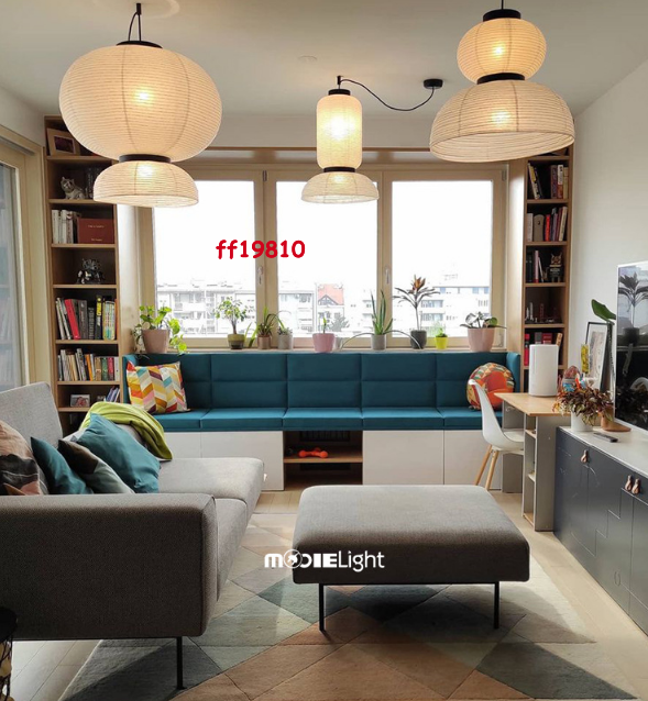 Retro Lantern Pendant lamp Paper Handcraft Light Shade Japanese-style A ...