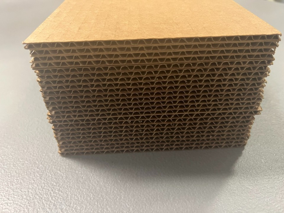 25 6 x 9 Cardboard Corrugated Pads Inserts Filler Sheet 6" x 9" 32 ECT ...