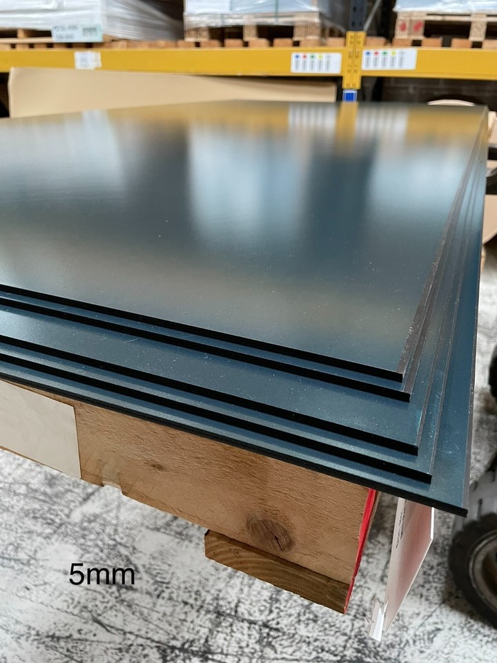 Foamalite Black Foamed PVC, 3mm, 5mm, 10mm Thick, Various Sizes (1/S P ...