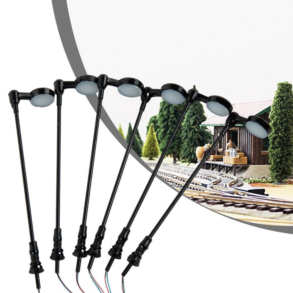 Brand New Model Lamps Platform Lights Kit OO Gauge Working Station ...