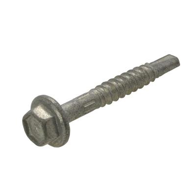 Pack Size 1000 Galvanised Hex Self Drilling 12g-14 x 75mm Metal Tek ...