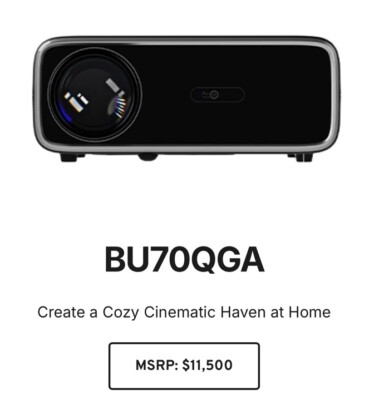 PROBEAM BU70QGA 8k SMART TV Laser Projector-NEW | eBay